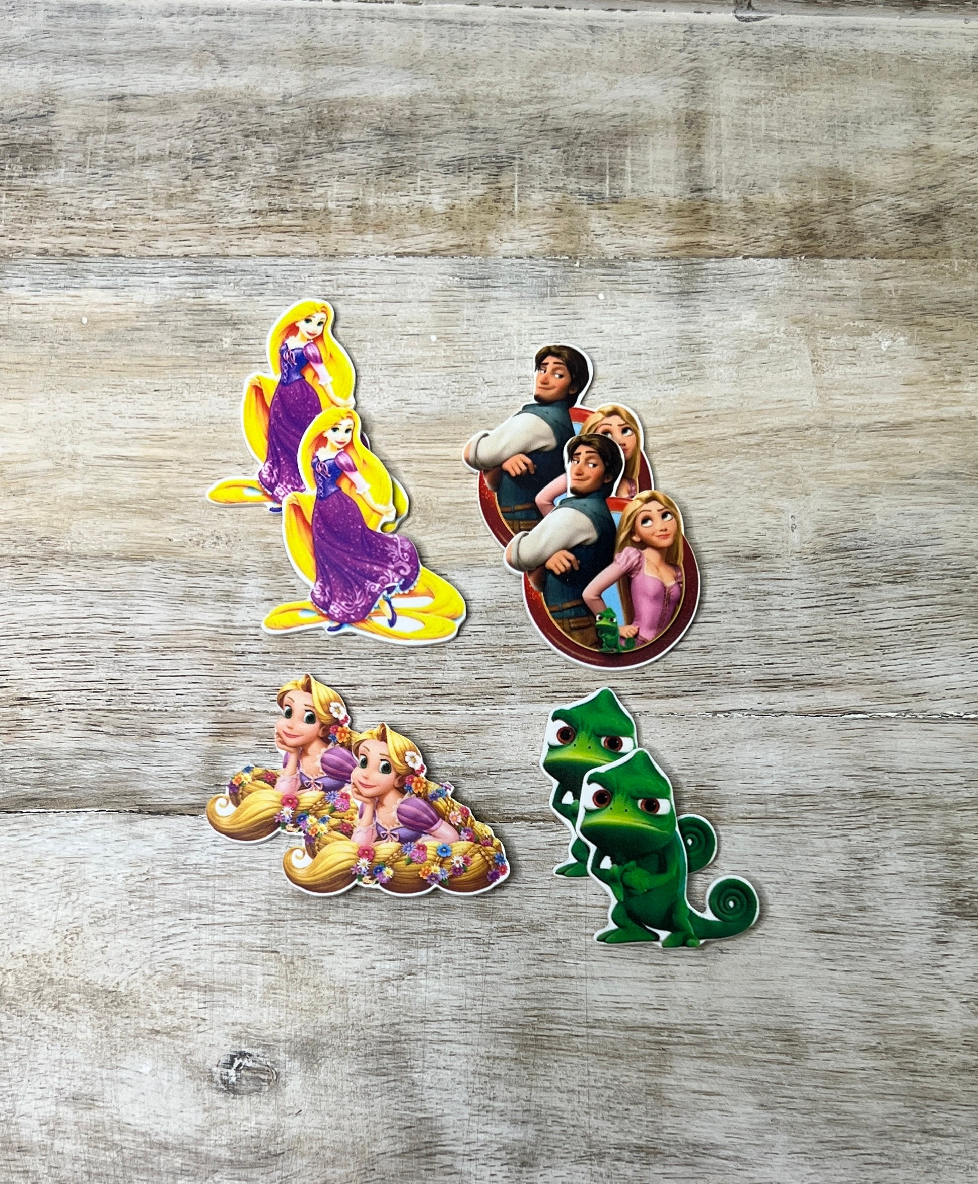 Tangled Planar Resin | Rapunzel, Flynn Rider, Pascal Embellishments - Etsy