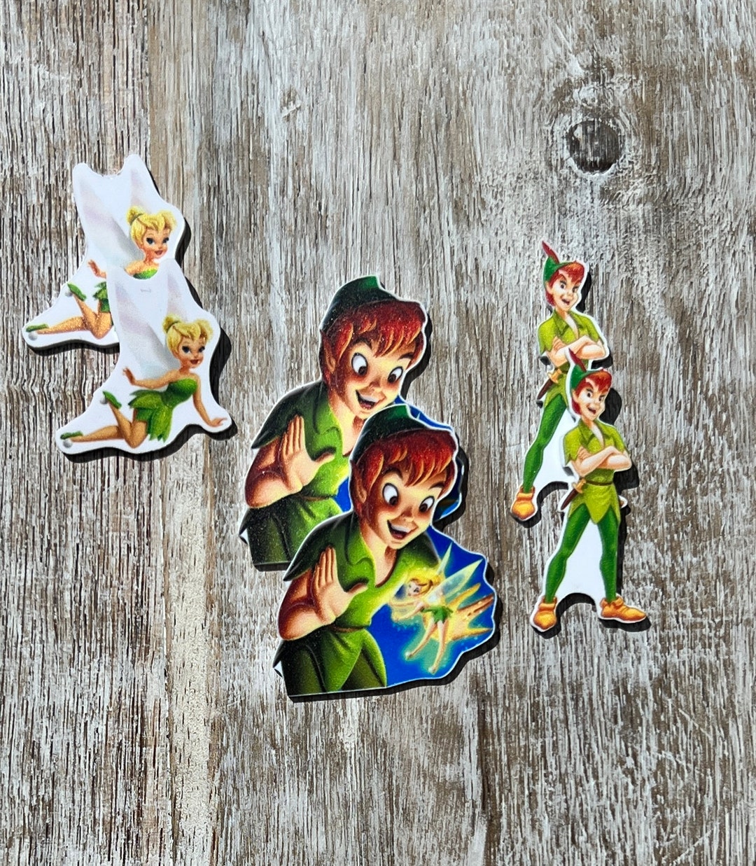 Peter Pan Flat Back Planar Resin | Tinker Bell | Hair Bow Center, Key ...