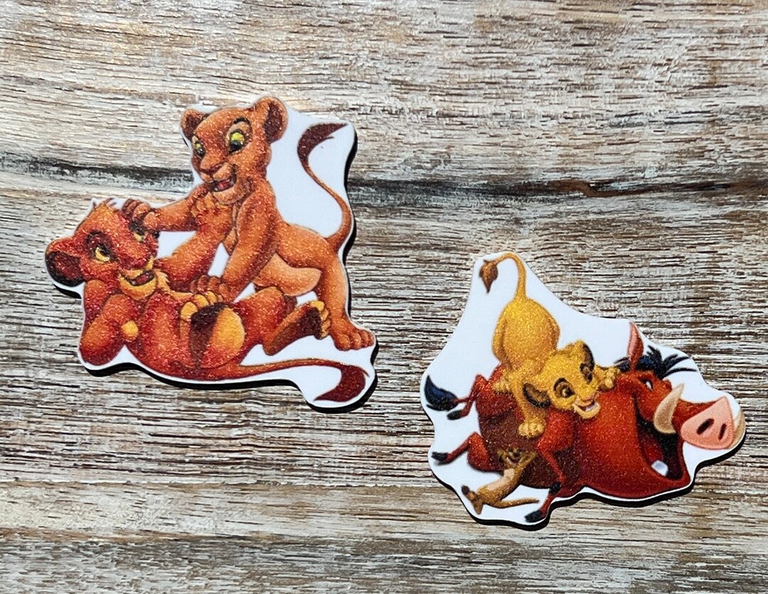 Complete Set of Lion King Flat Back Planar Resin | Timon, Pumbaa, Nala ...