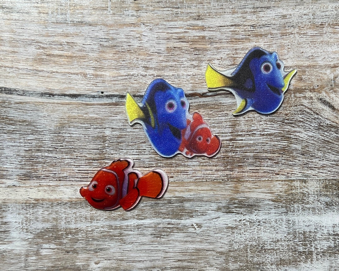 Complete Set of Finding Nemo Flat Back Planar Resin | Dory, Destiny ...