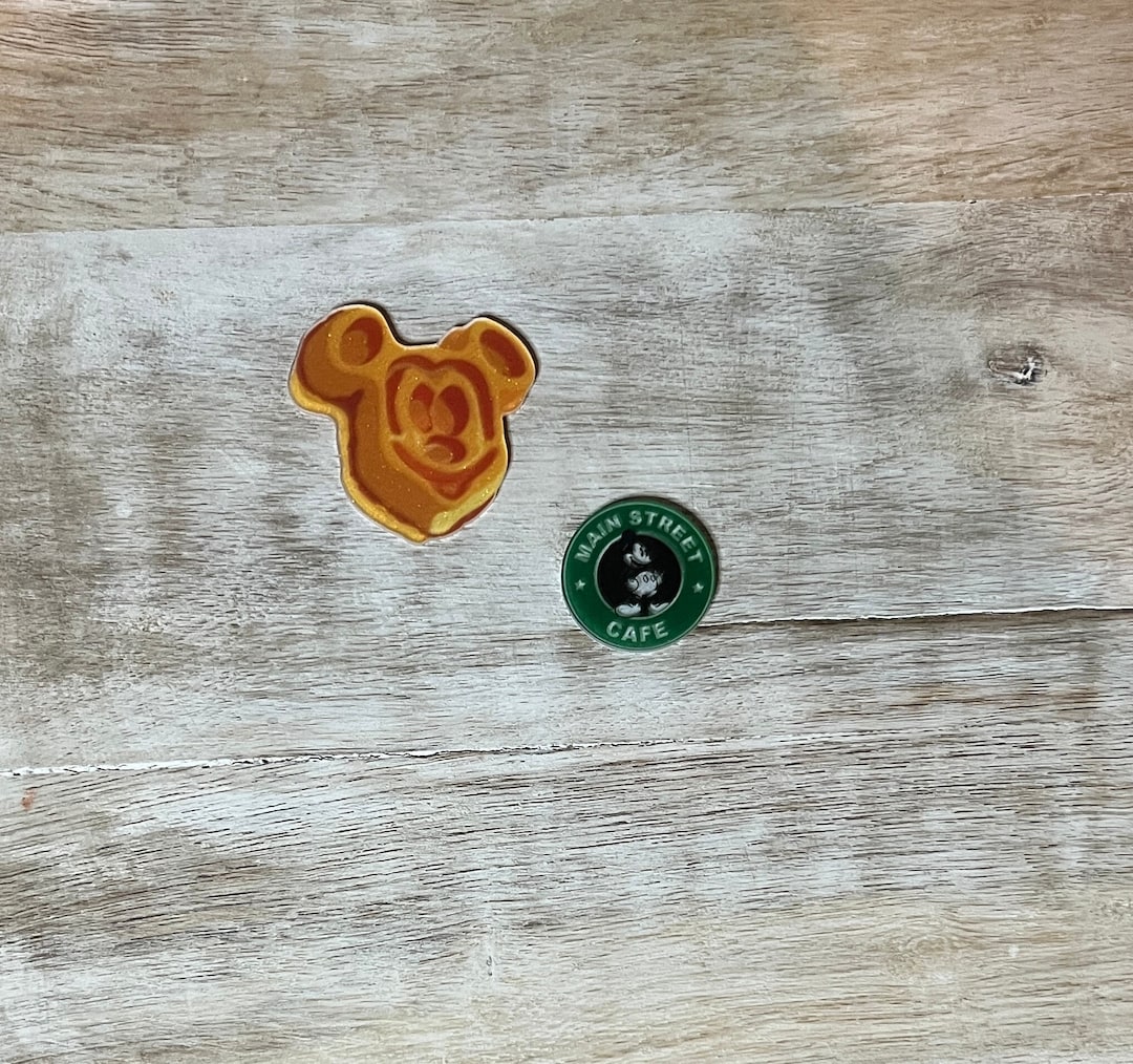 Complete Set Disney Main Street Eats Flat Back Planar Resin | GLITTER ...