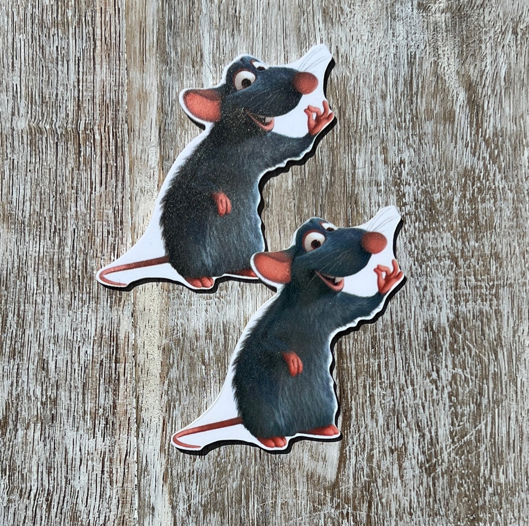 Ratatouille Flat Back Planar Resin | Remy | Hair Bow Center, Key Ring ...
