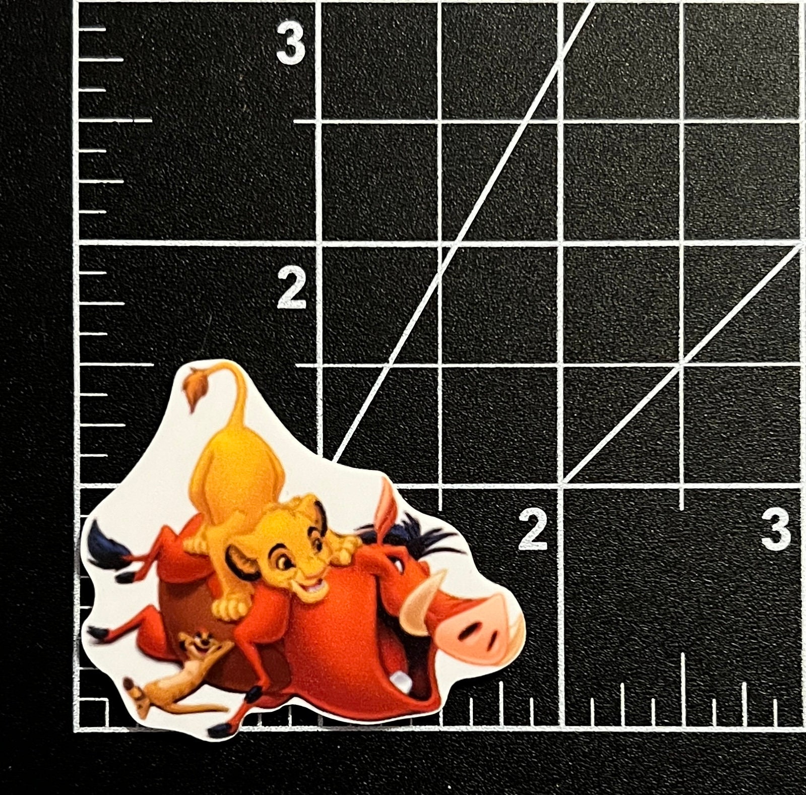 Lion King Flat Back Planar Resin Timon, Pumbaa, Nala, Simba Hair Bow ...