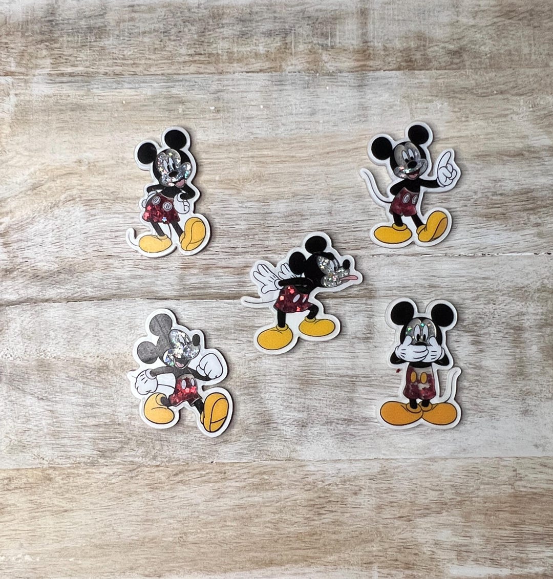 Disney Mickey Mouse Acrylic Shakers | Hair Bow Center, Key Ring ...