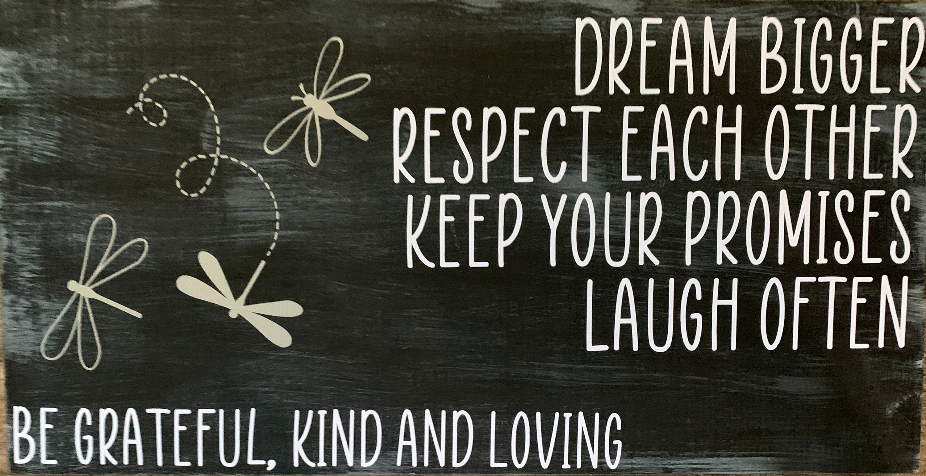 Respect Each Other Sign Family Sign Inspirational Sign Be - Etsy