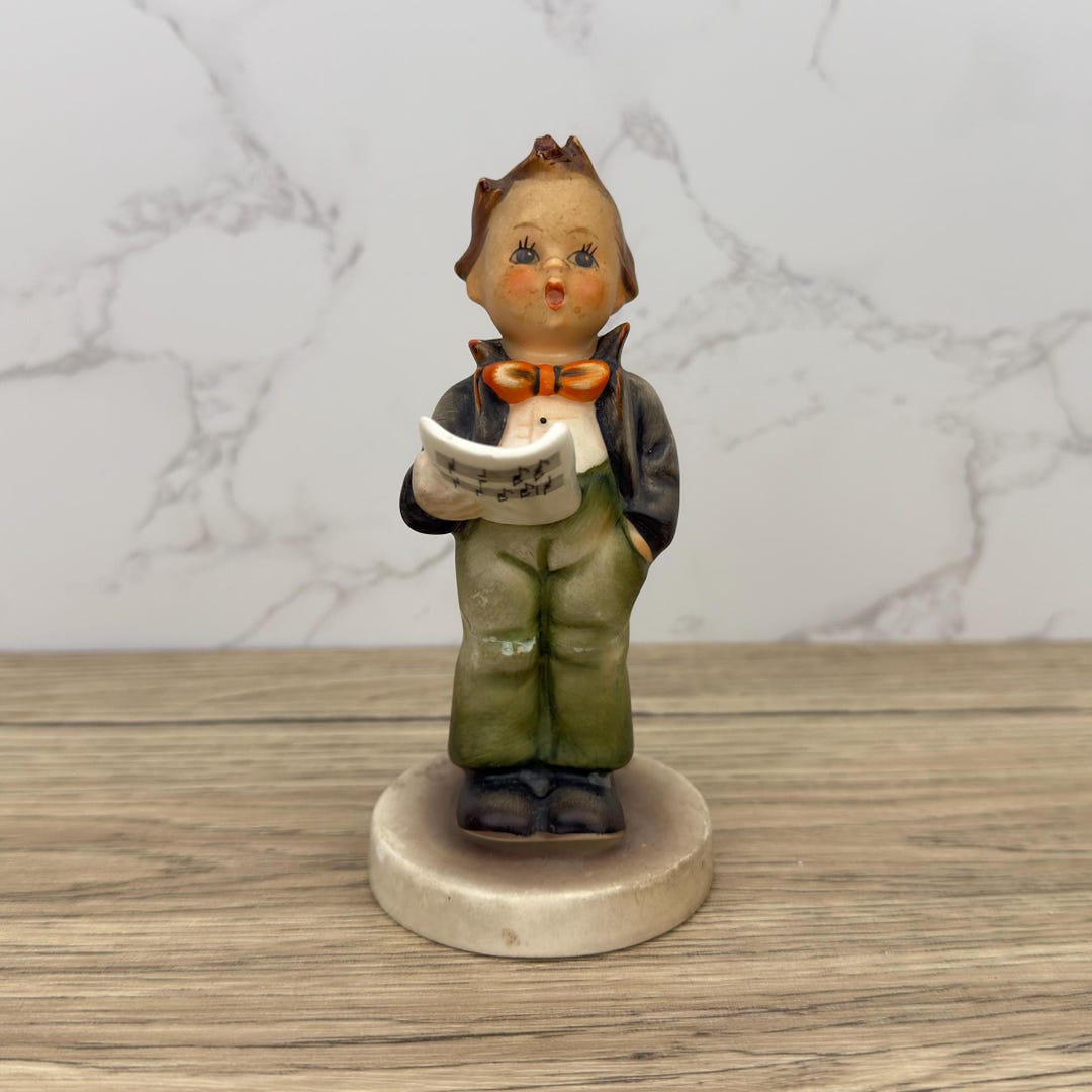 Vintage Porcelain Goebel Hummel #135 the Soloist Figurine 5", Western ...