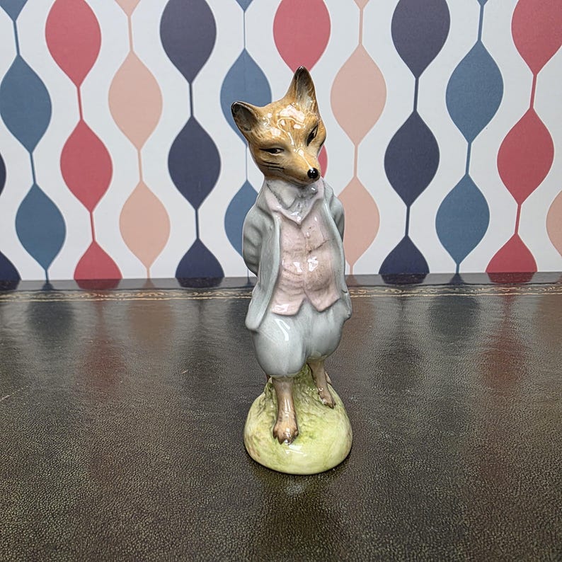 Royal Albert Foxy Whiskered Gentleman Figurine Beatrix Potter Fox ...