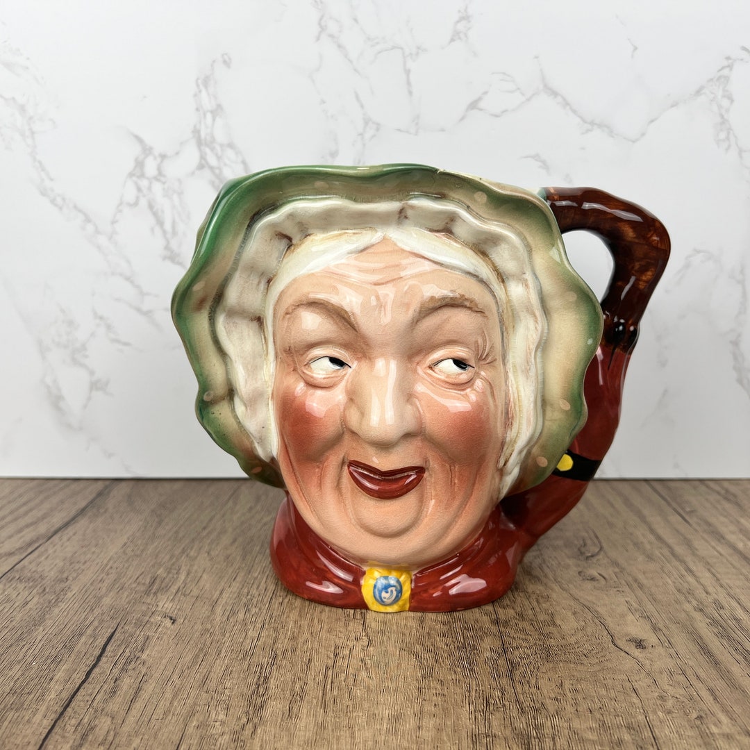 Vintage Ceramic Beswick Sairey Gamp Toby Jug No. 371 Made in England ...