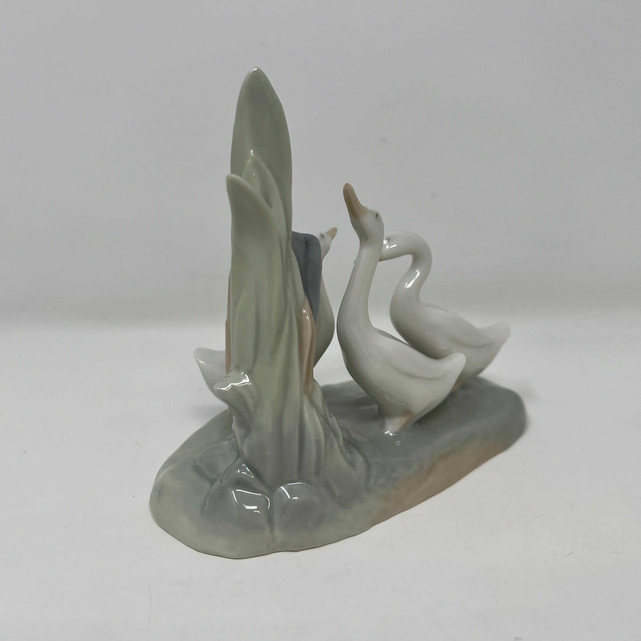 Nao by Lladro, 3 Ducks in Garden, Duck Group Figure, Figurine Vintage ...