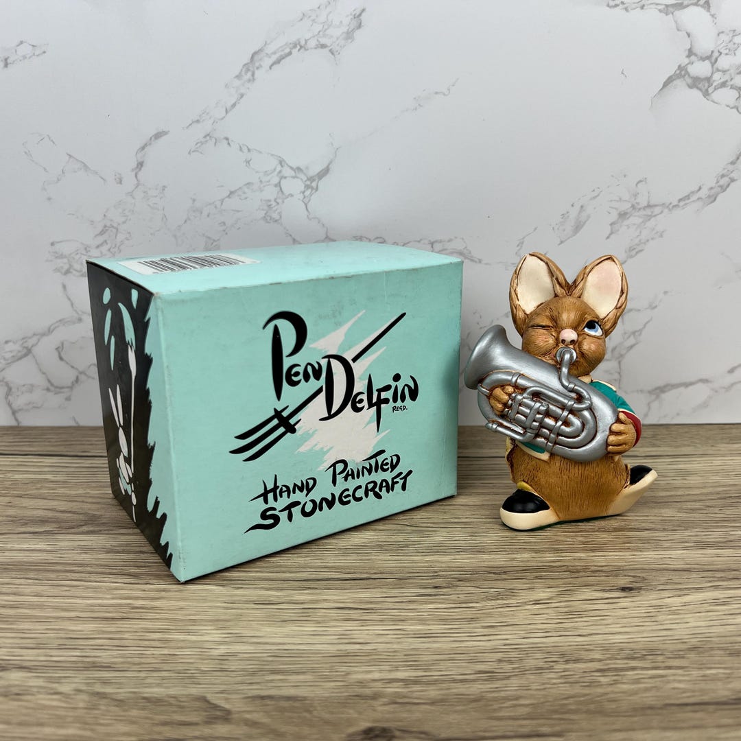 Pendelfin Blaster Rabbit Figurine, Vintage Nursery Decor, Burnley ...
