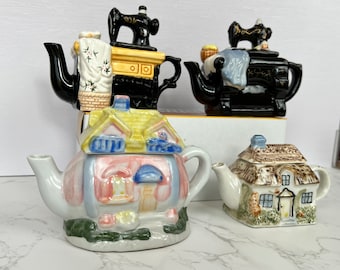 Vintage Sewing Machine Teapot - Etsy