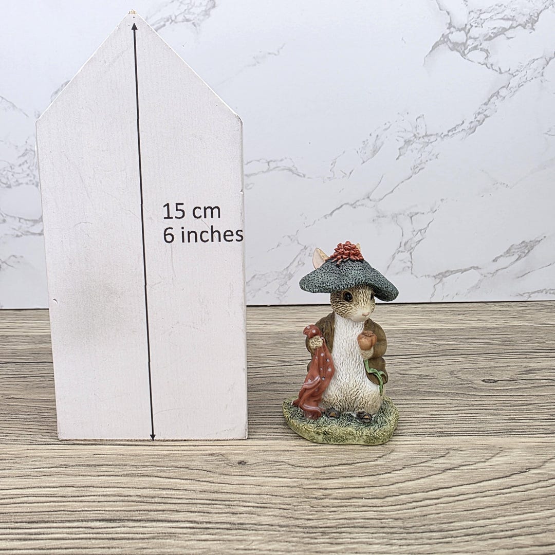 Beatrix Potter Benjamin Bunny Mini Figurine A1150 2001 Border Fine Arts ...