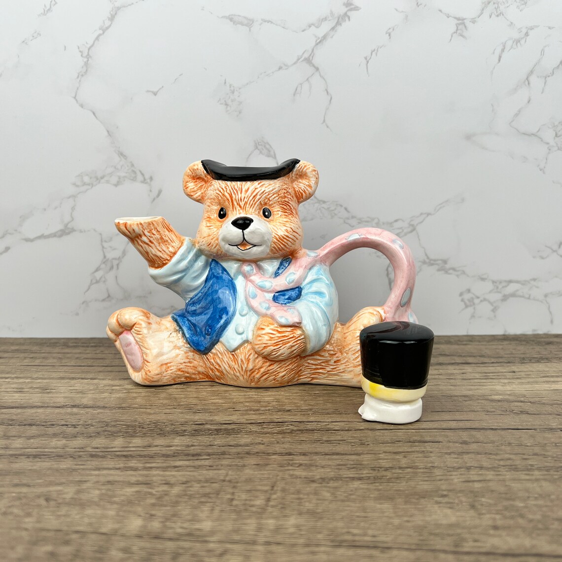 Teddy Bear Teapot, Unusual Vintage Ceramic Teapot, Rare Find, Kitchen ...