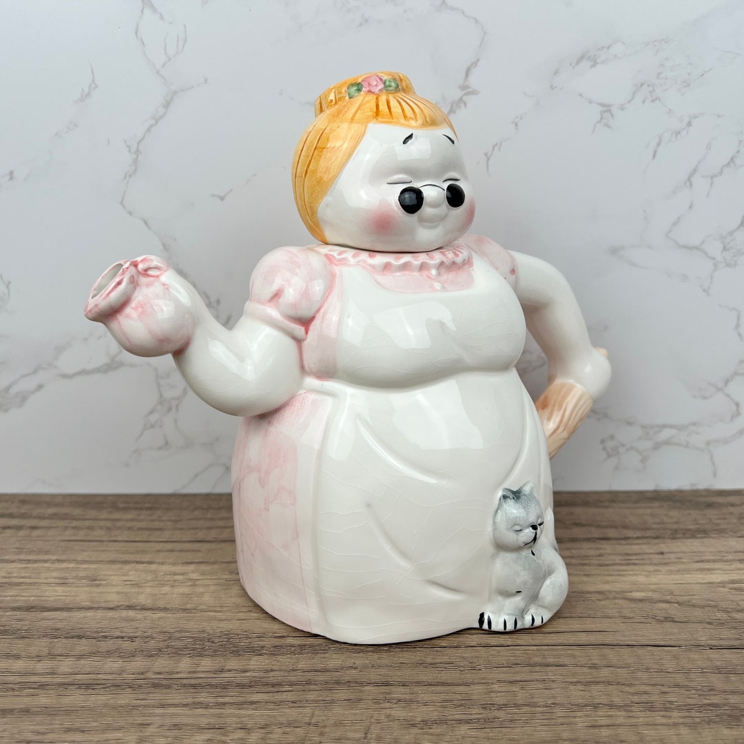 FUNNY BAKER TEAPOT, Roy Simpson Novelty Teapot, Rare Vintage ...