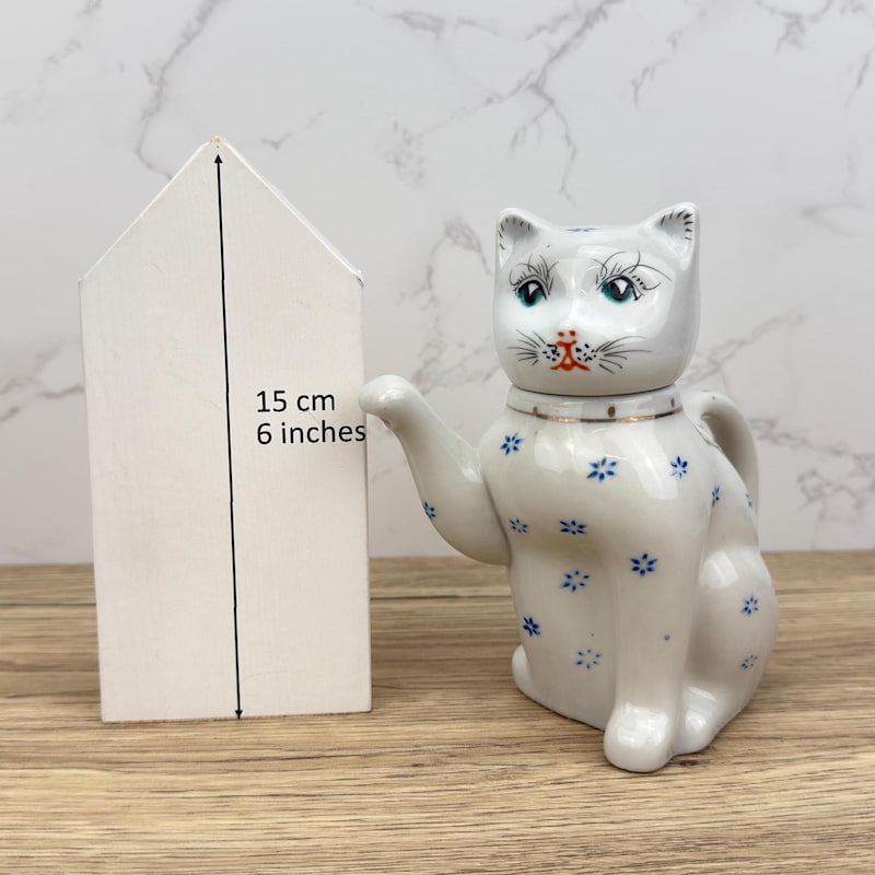 Cat Tea Pot - Etsy UK