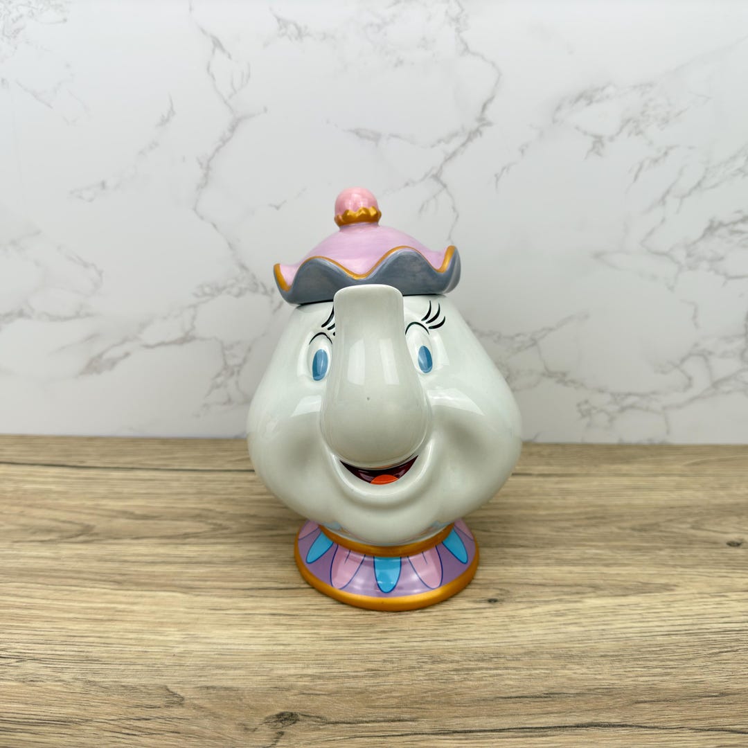 Disney Beauty & the Beast Mrs Potts Teapot, Mrs. Potts Tea Pot Gifts ...