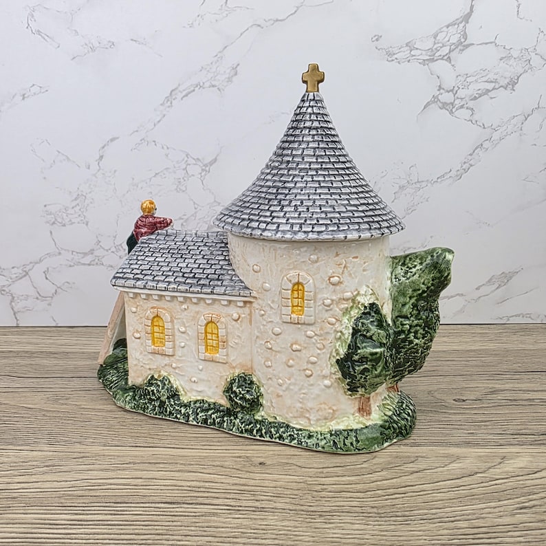 Leonardo Ceramic Church Chapel Teapot With Stone Tower Details ...