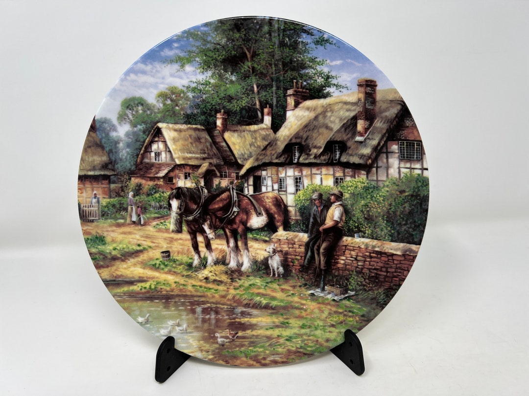 WEDGWOOD Lunch Break Collectors Plate, Country Days Series by Chris ...