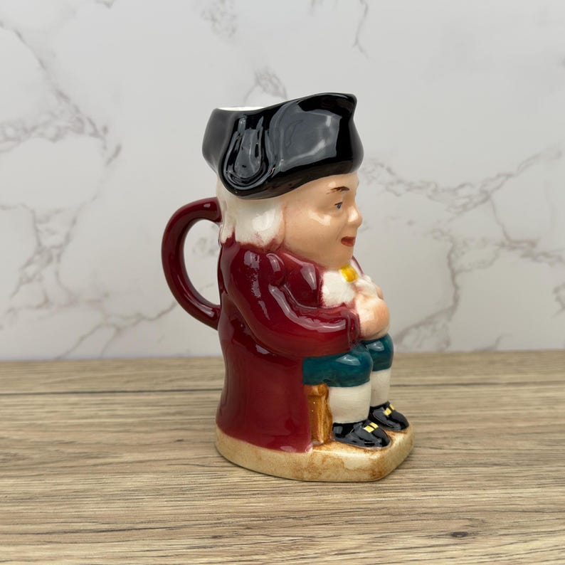 Vintage Porcelain Toby Jug, Collectible Character Jug, Made in England ...