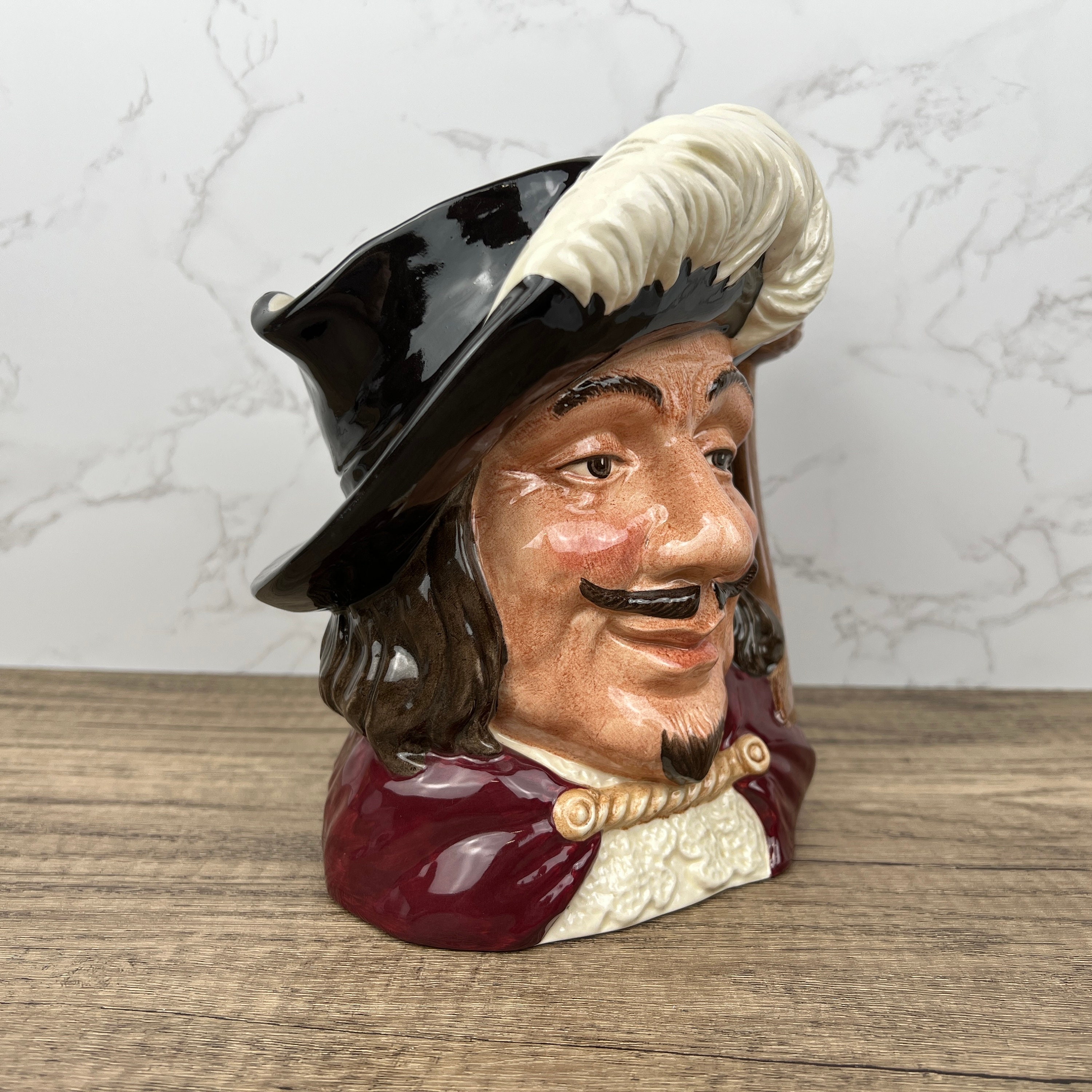 PORTHOS ROYAL DOULTON Large Character Jug 6440, Three Musketeers ...
