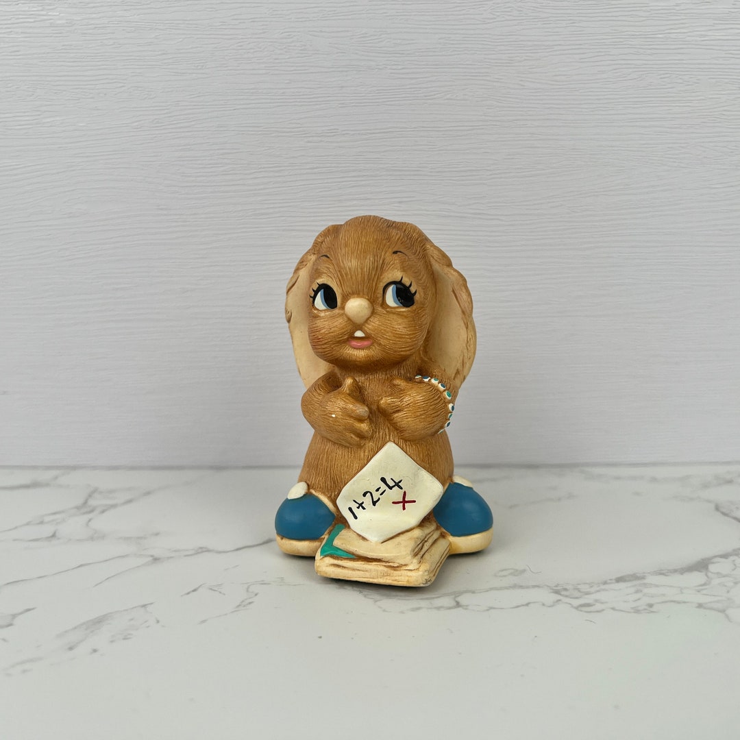 Vintage PENDELFIN Hand Painted Stonecraft Rabbit Figurine "digit ...