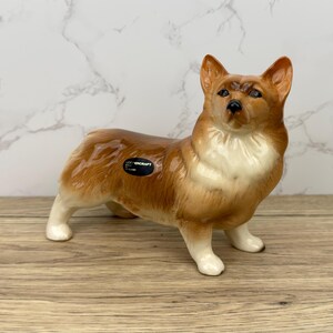 Vintage Coopercraft Porcelain Corgi Dog Figurine, Ceramic 70s ...