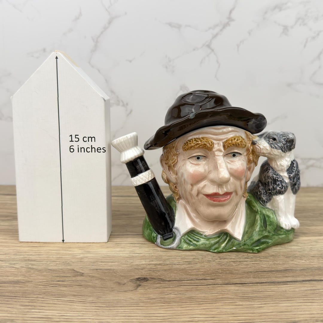 Porcelain Character Teapot, Vintage Charles Dickens Character Teapot ...
