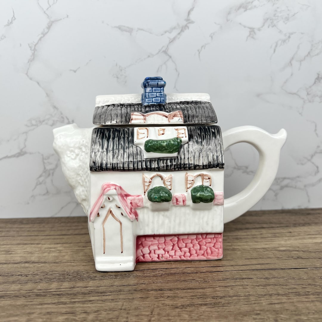 Fancy Decorative Cottage Teapot, Tea Room House Teapot, Collectors ...