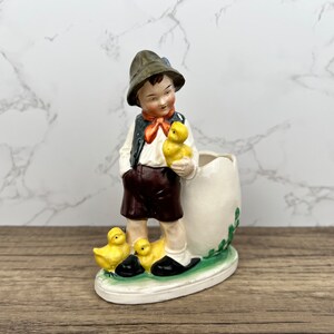 1980s Porcelain Hummel Goebel Style Porcelain Figurine Pen Holder ...