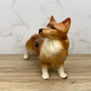 Vintage Coopercraft Porcelain Corgi Dog Figurine, Ceramic 70s ...