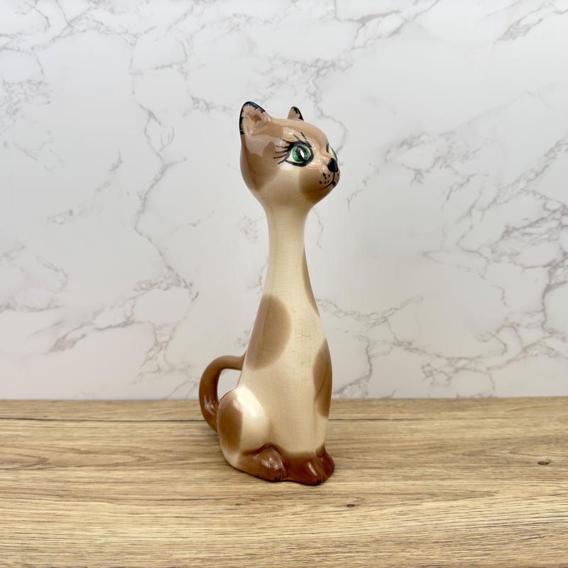 Siamese Cat Statue - Etsy
