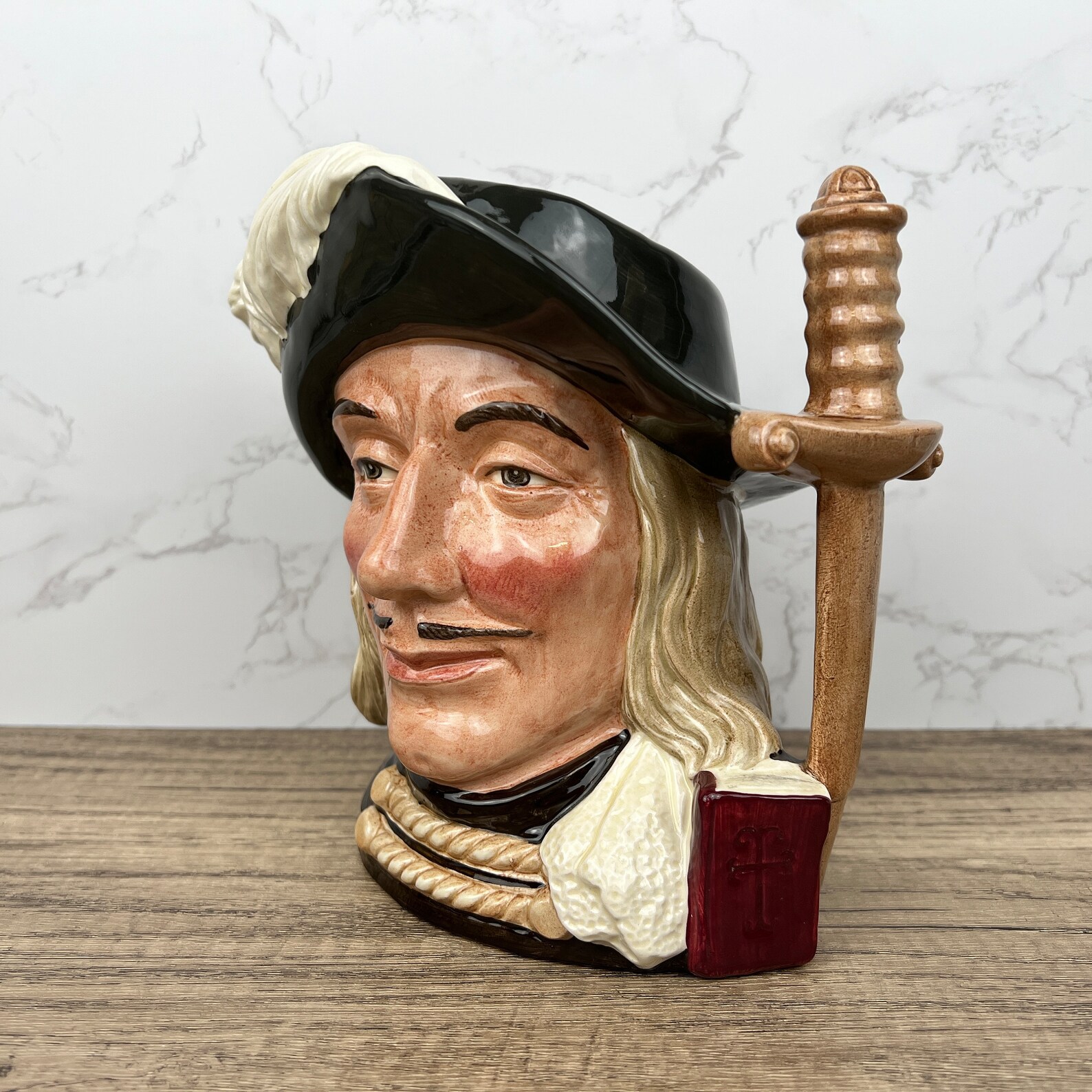 ARAMIS ROYAL DOULTON Large Character Jug 6441, Three Musketeers ...