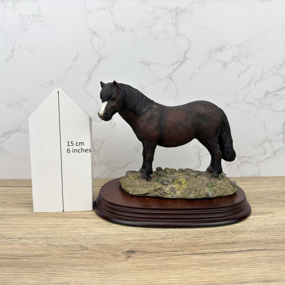 The Leonardo Collection Resin Horse Figurine, Shetland Pony ...