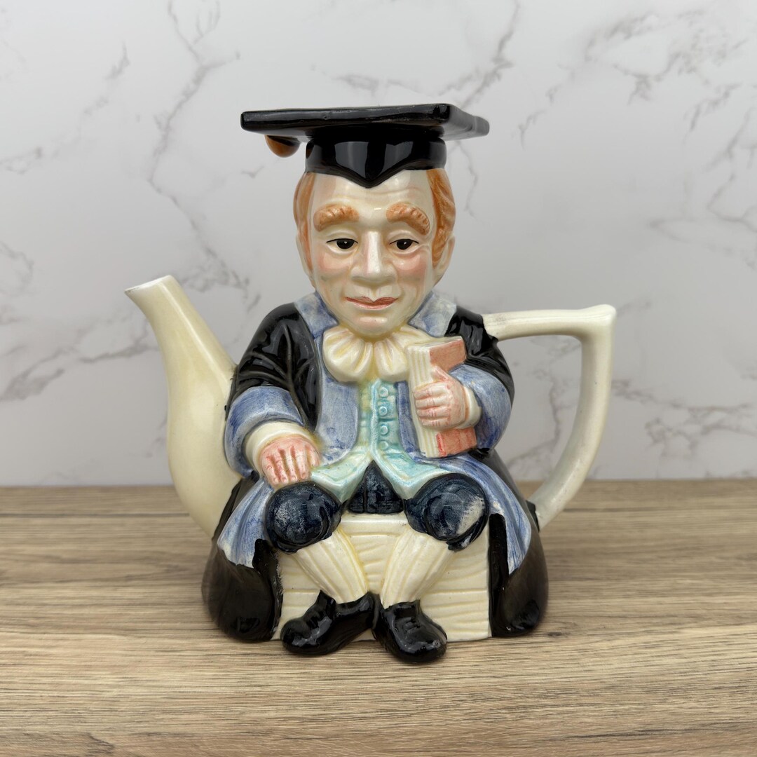 Vintage Collectible Character Tea Pot, the Graduate - the Professor ...