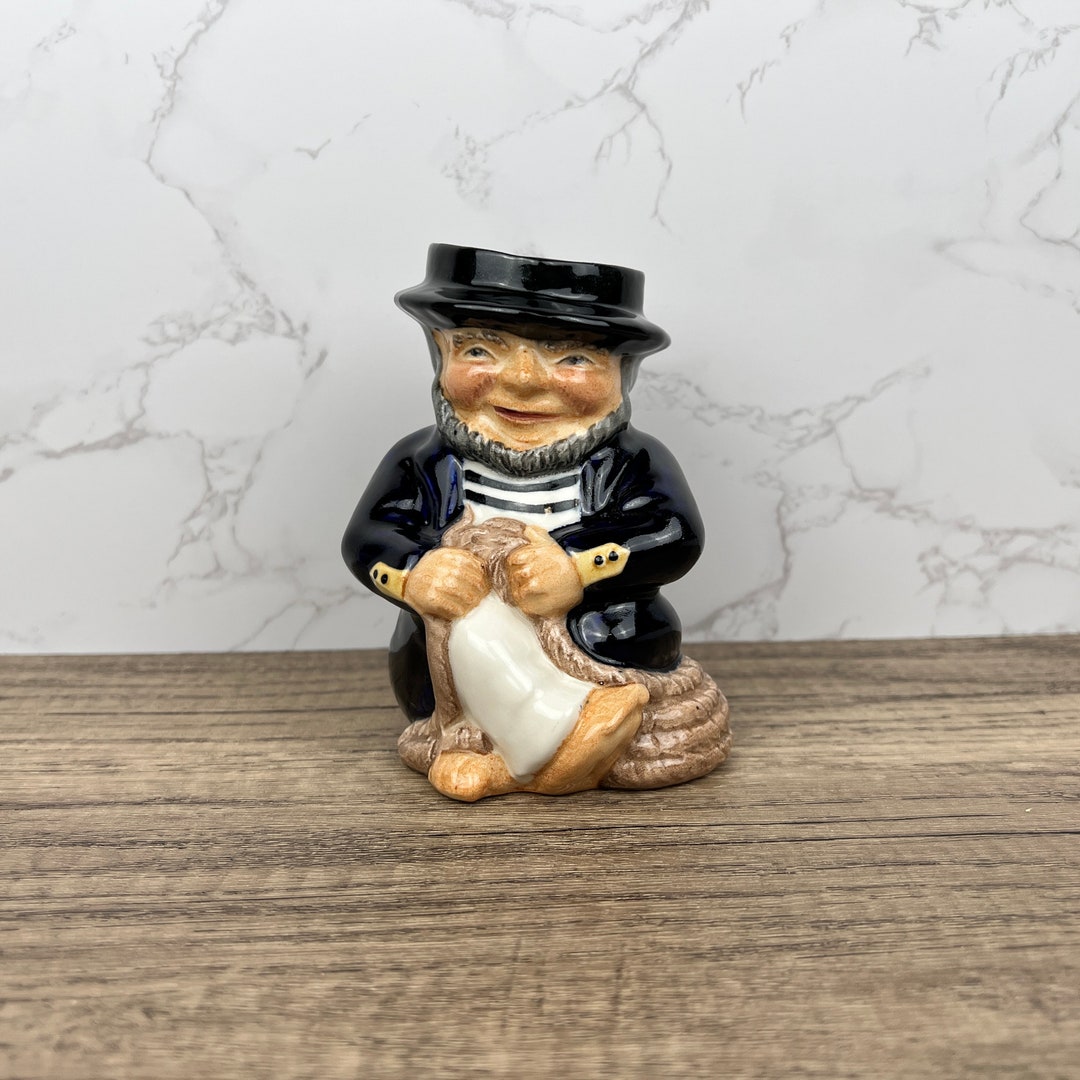 ROY KIRKHAM POTTERY Sailor Toby Mug Jug 783 Hand Painted Staffordshire ...