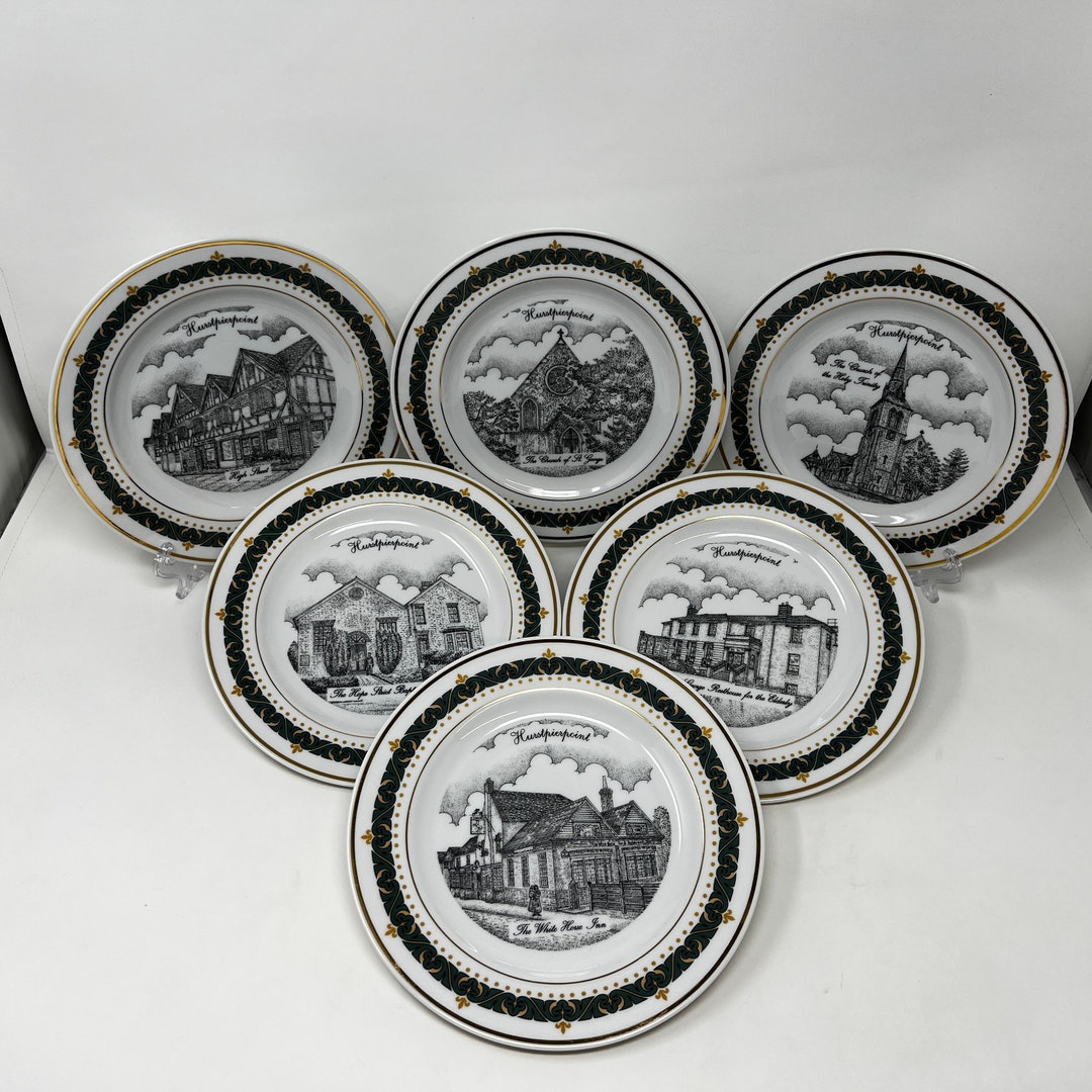 Canterbury Collection Collector Plate, Hurstpierpoint Buildings, 18K ...