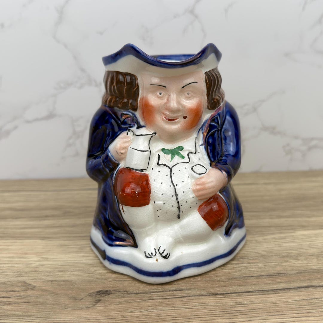 Antique Rare Finds Porcelain Toby Jug, Allertons Character Mug Jug ...