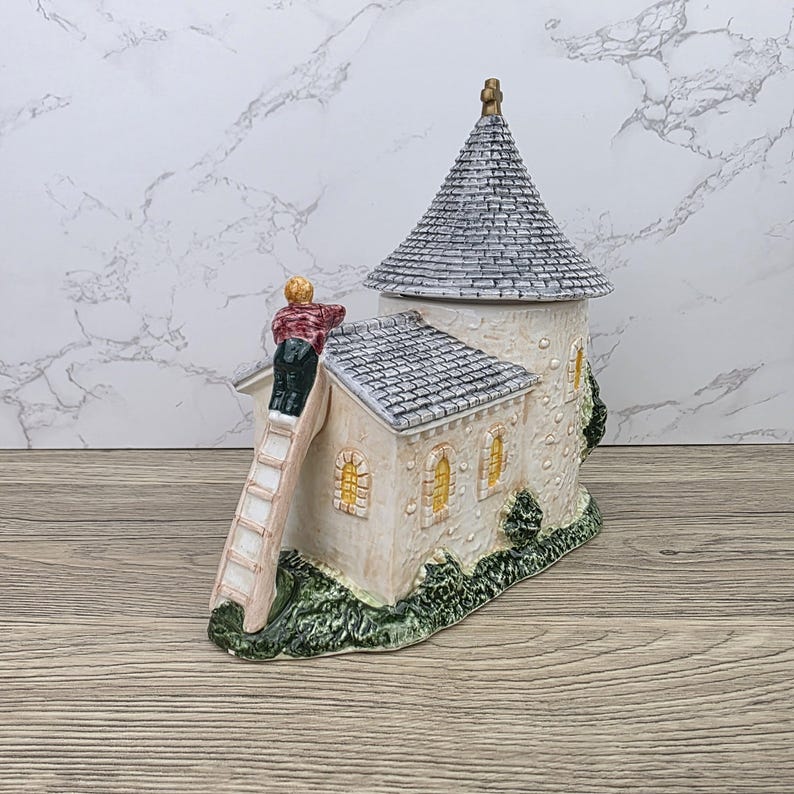 Leonardo Ceramic Church Chapel Teapot With Stone Tower Details ...