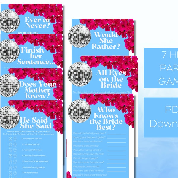 Mamma Mia Bachelorette Games - Etsy