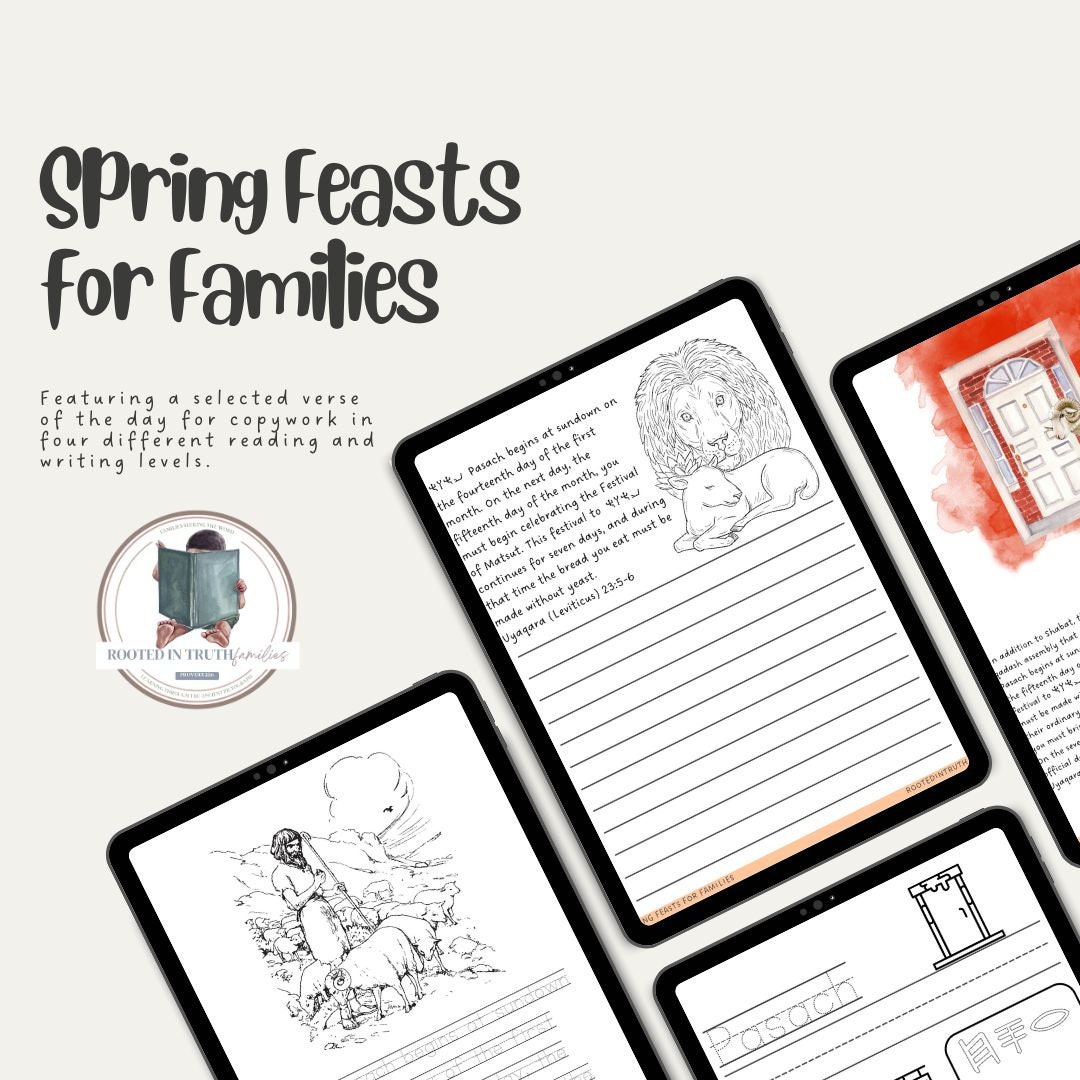 Spring Feasts for Families (for Individual Family Use) - Etsy