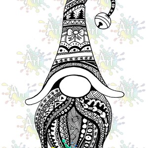 Christmas Gonk Gonk Clipart Sublimation Gnome Line Art Clipart PNG ...