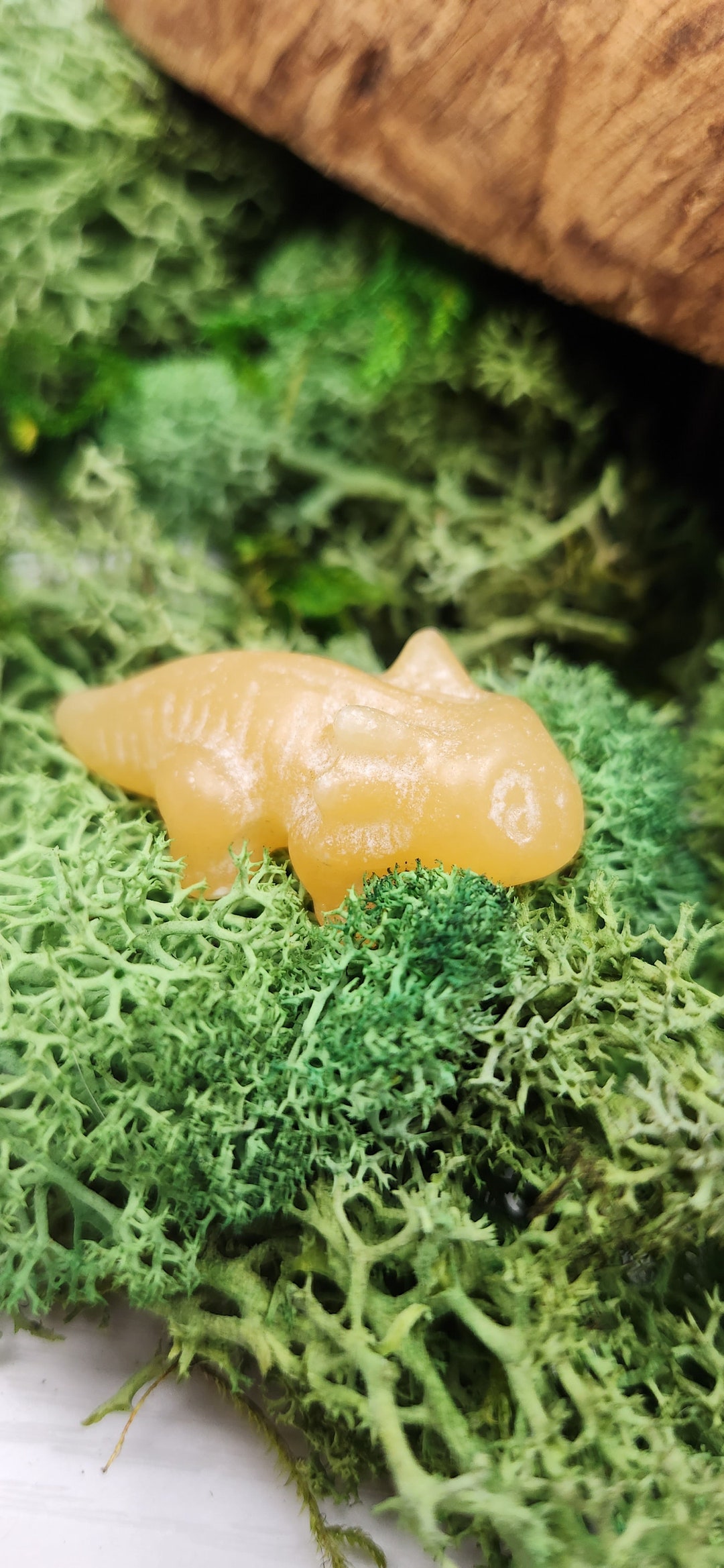 Adorable Orange Calcite Axolotl Mini Carving / Orange Calcite - Etsy