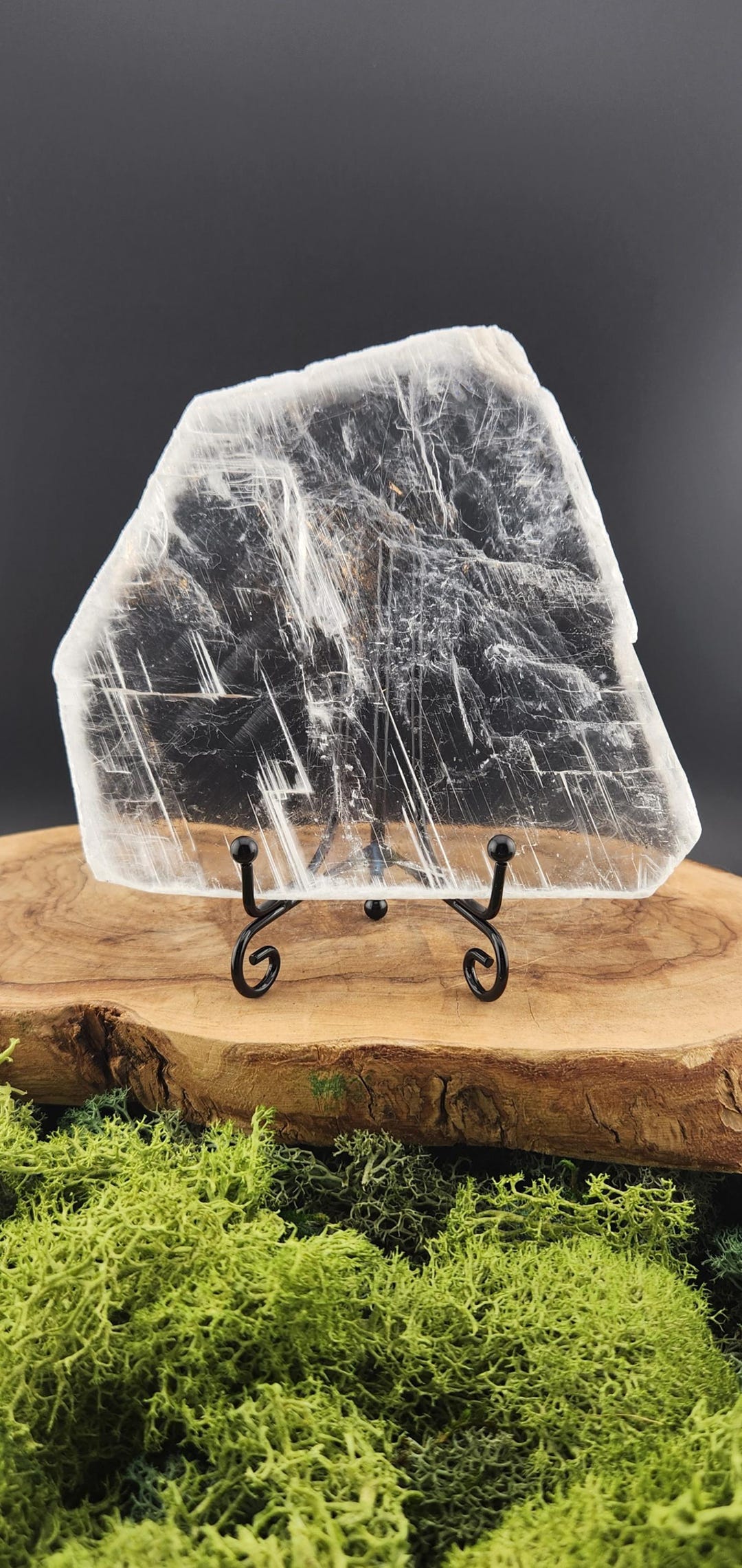 Clear Selenite Charging Slab / Home Decor / Selenite - Etsy