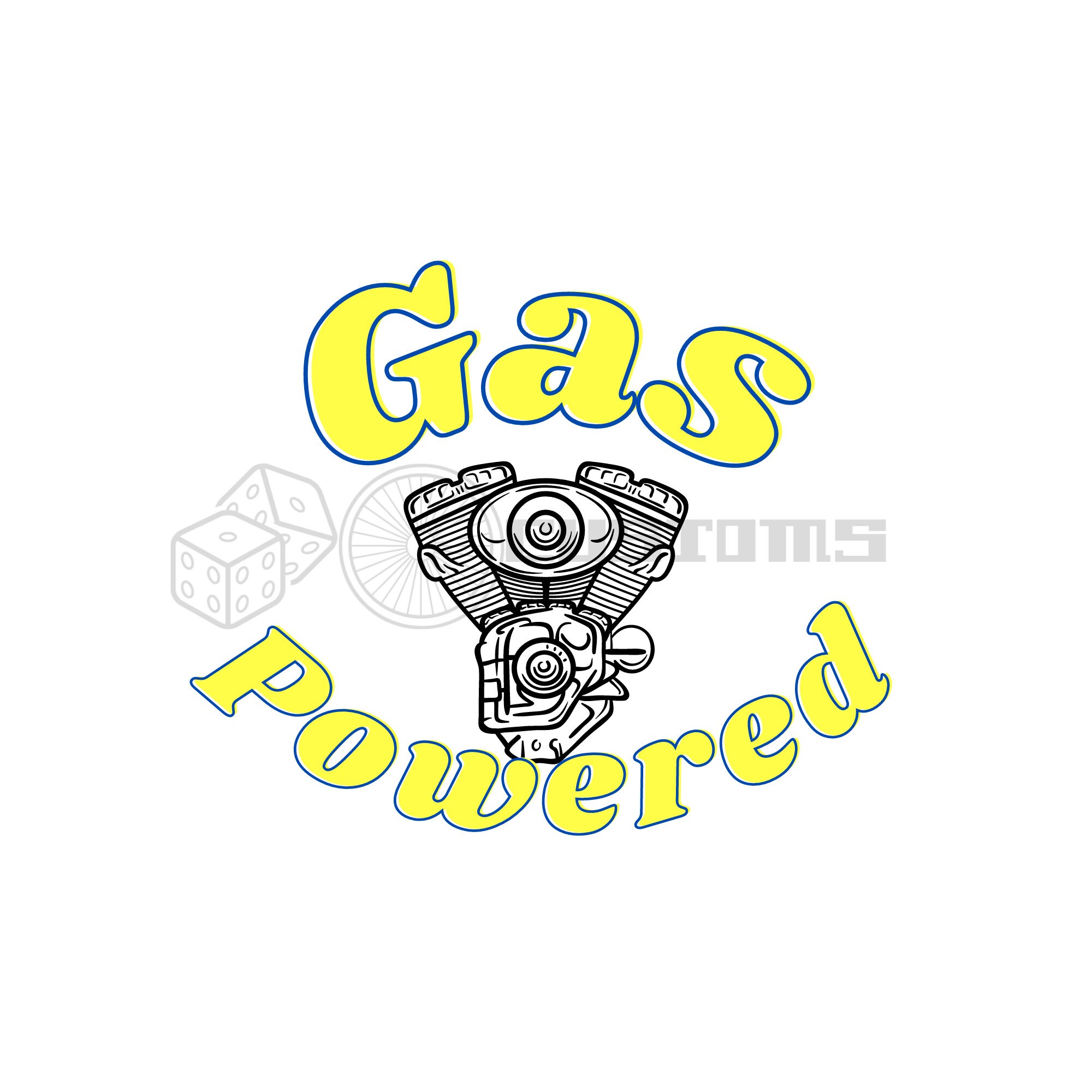 Gas Powered SVG - Etsy