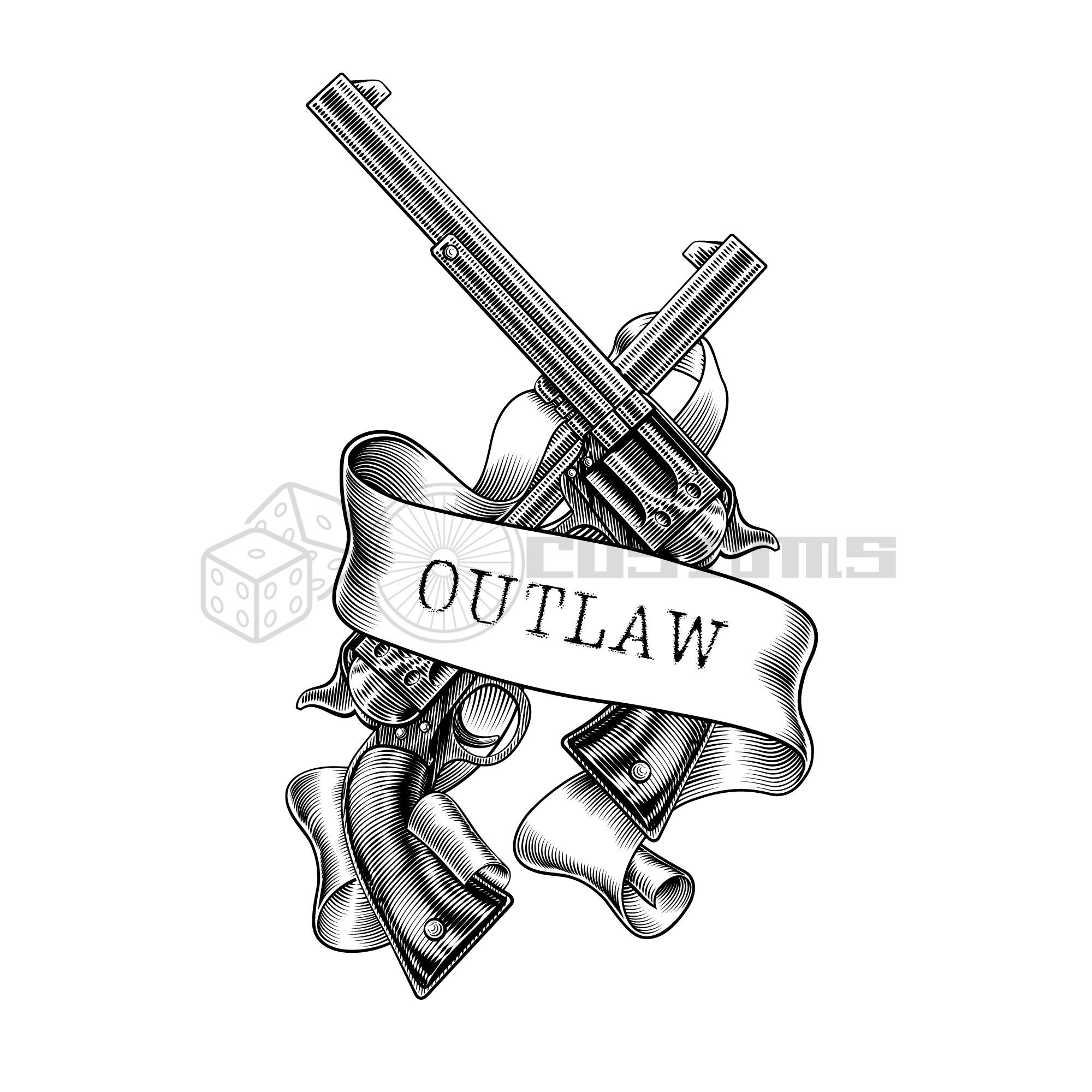 Outlaw | SVG Instant Download - Etsy