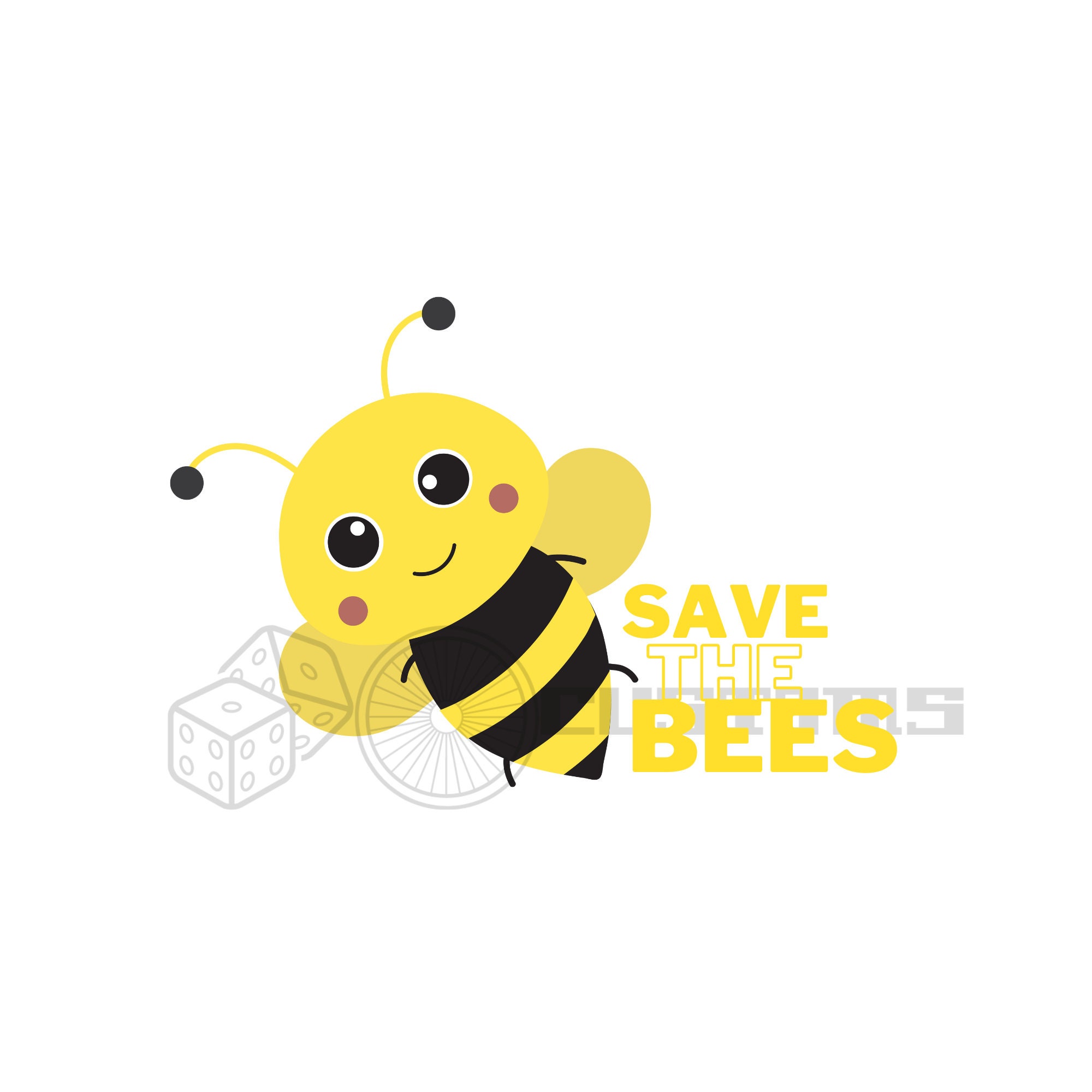 Save the Bees SVG Instant Download - Etsy