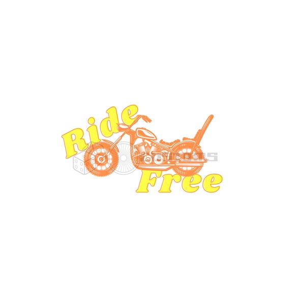 Ride Free Biker SVG - Etsy