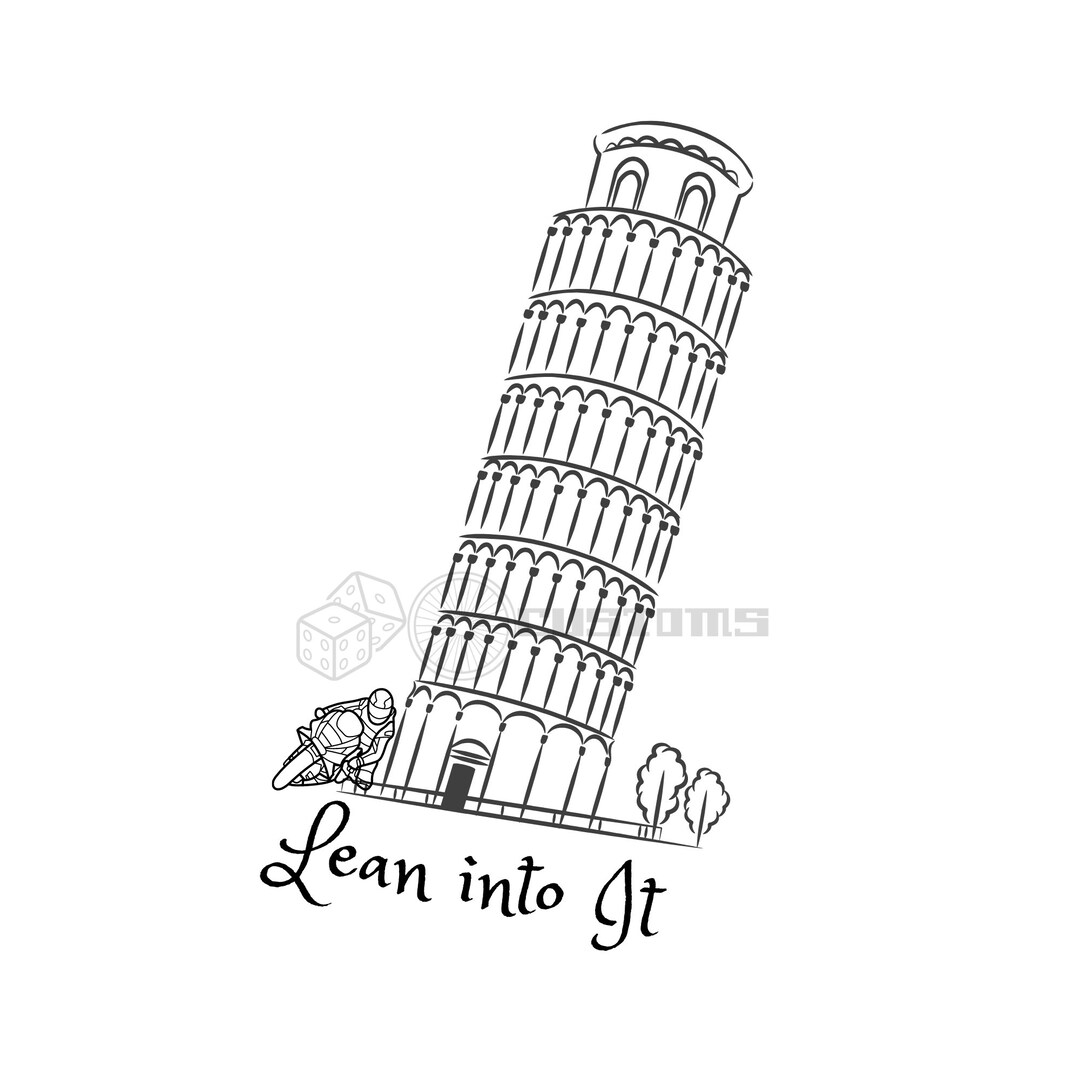 Lean Into It Biker SVG - Etsy