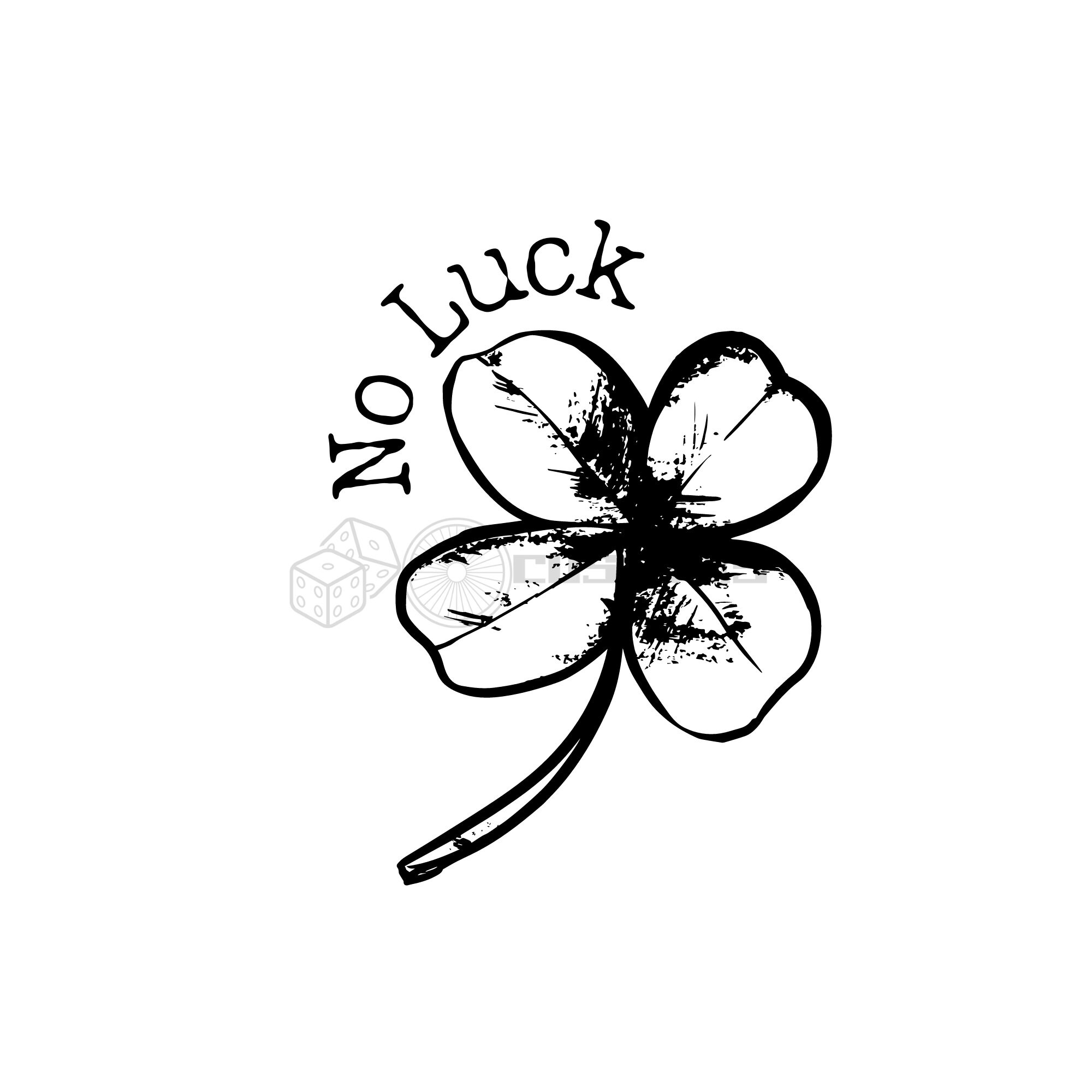 No Luck SVG Instant Download - Etsy
