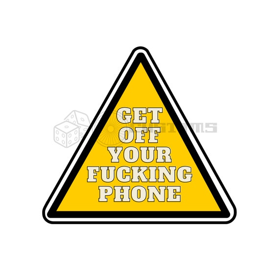 Get off Your Phone SVG - Etsy